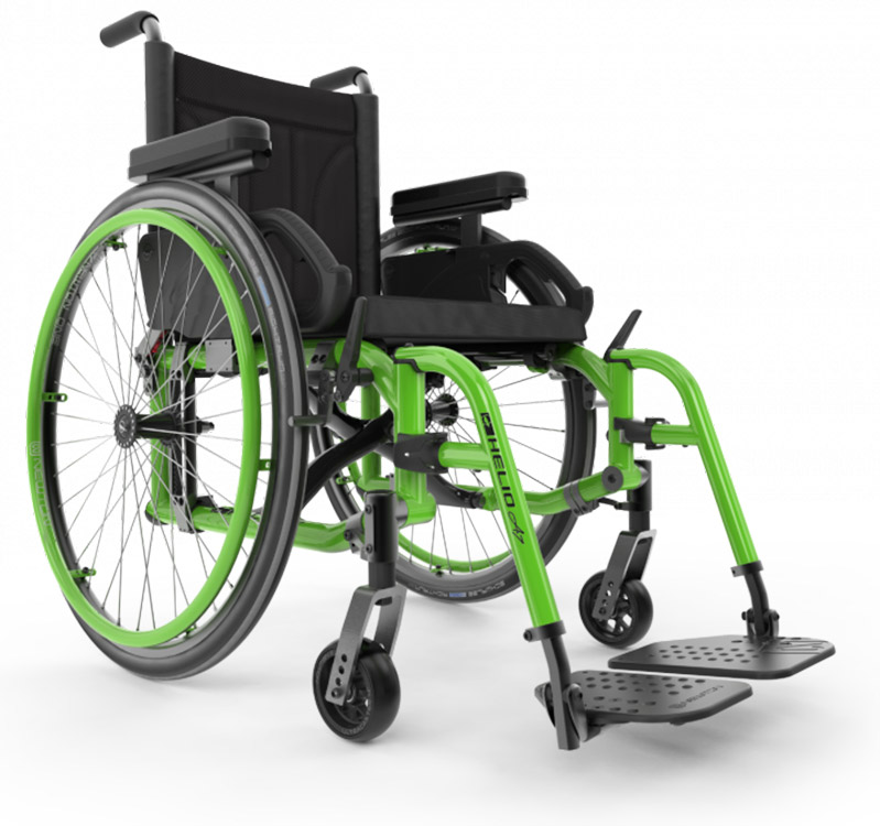 HELIO A7 - ALUMINUM FOLDING WHEELCHAIR | Medicom Services Ltd